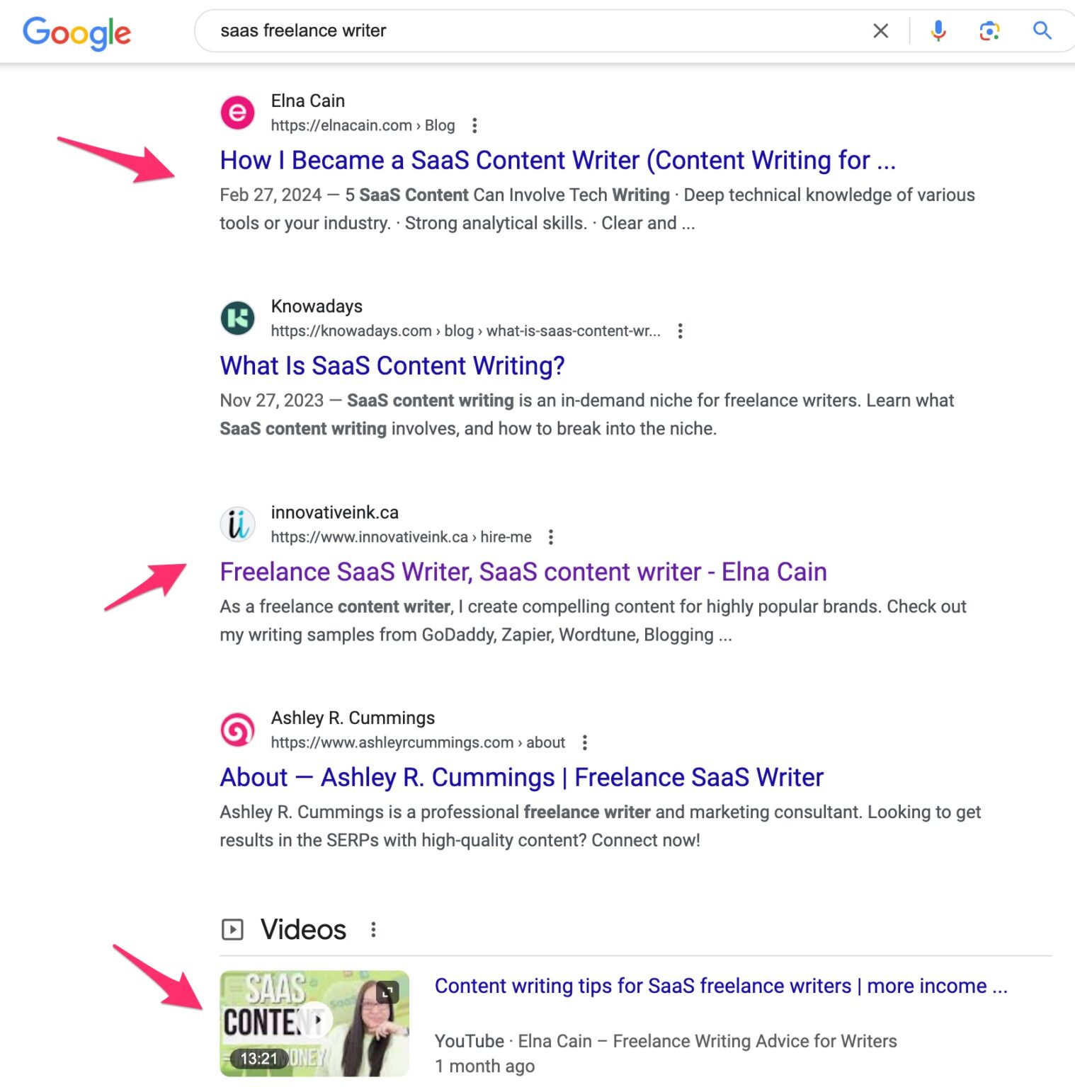 Elna Cain – Freelance SaaS Writer